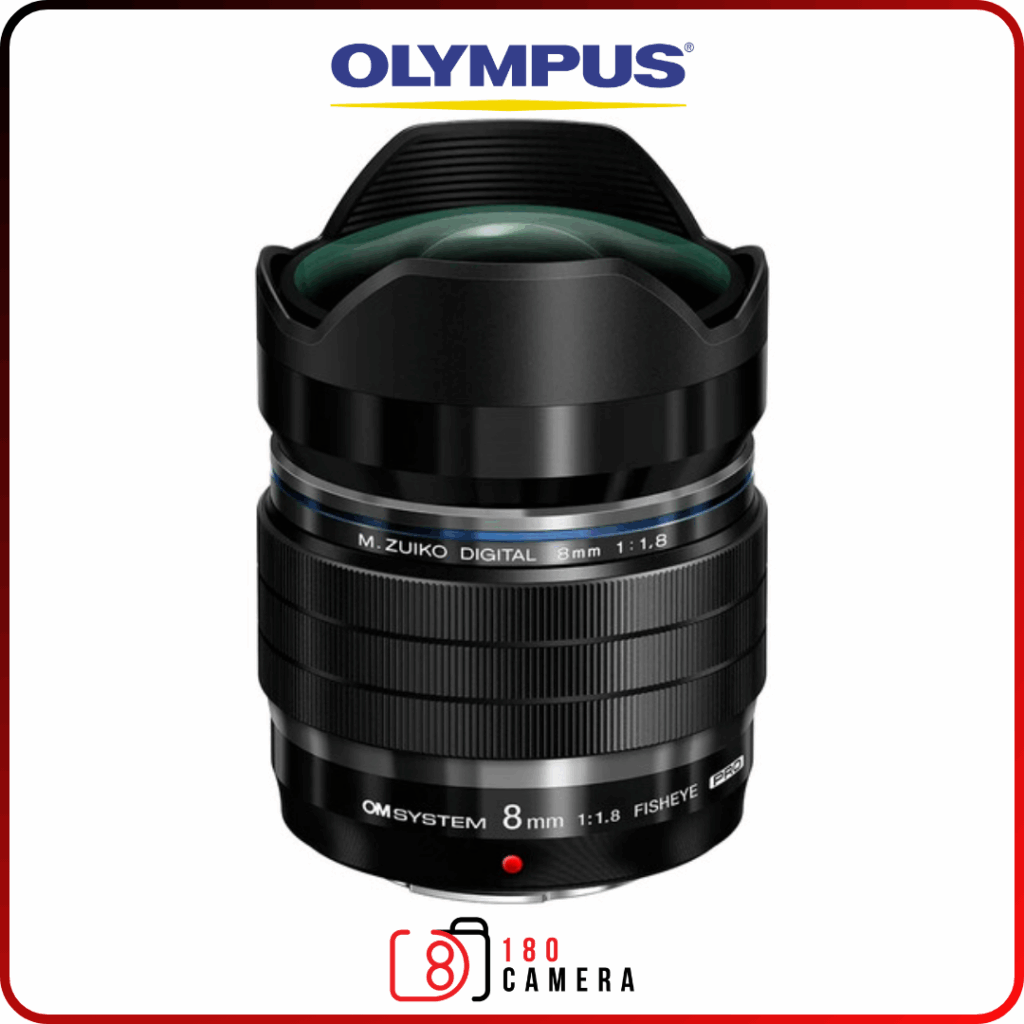 OM SYSTEM 8mm F1.8 Fisheye M.Zuiko PRO Digital ED Lens - 180 Camera ...