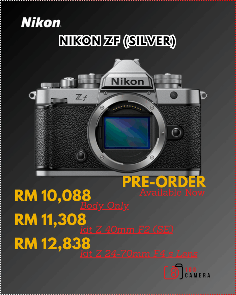 Nikon ZF Camera (Silver) (Pre-Order) - 180 Camera | Berjaya Times ...